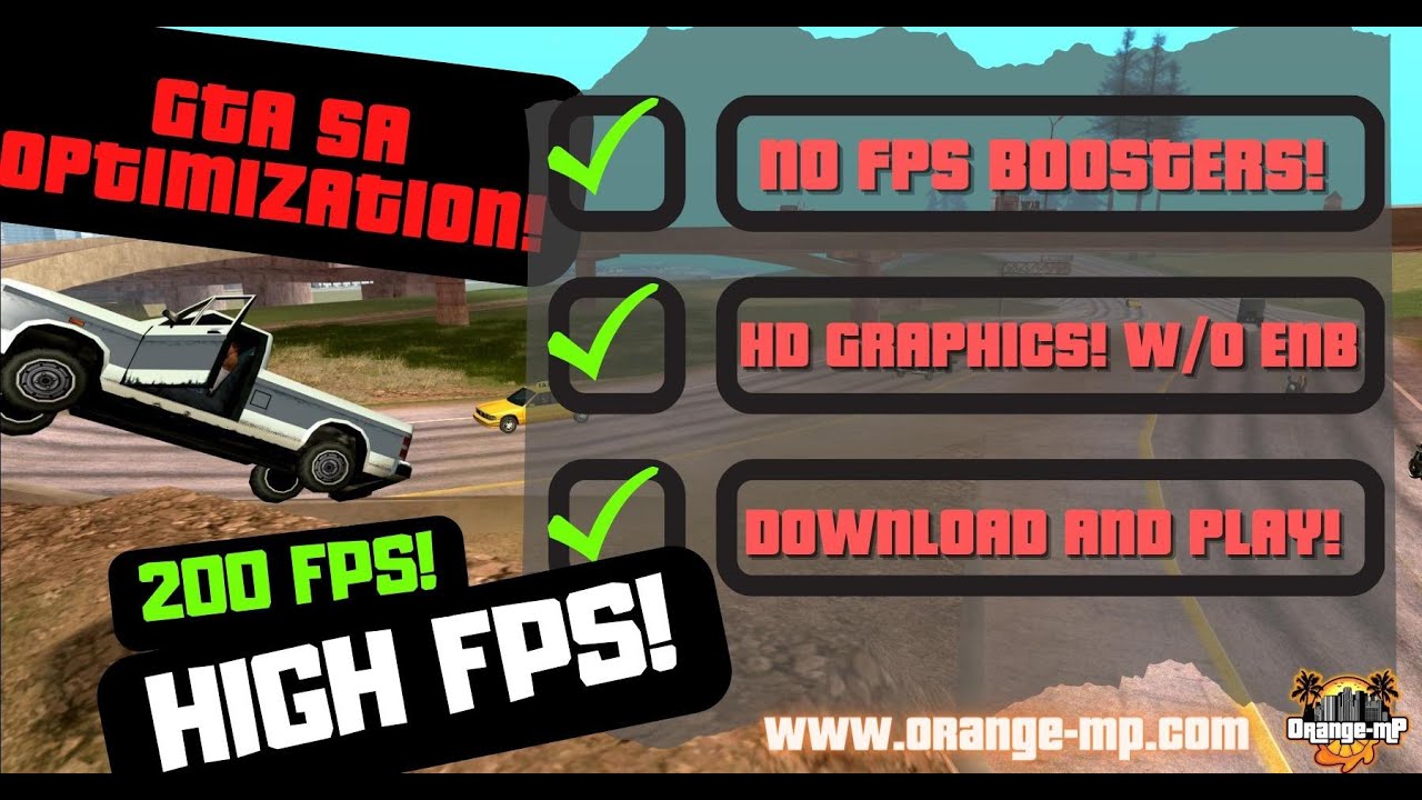 GTA San Andreas Optimizing – High FPS - YouTube