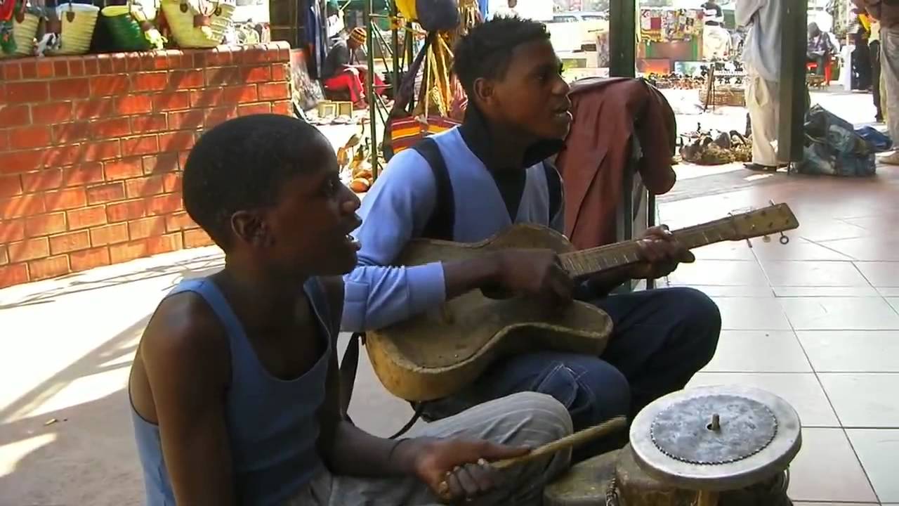 Street Zambian music in Arcades, Lusaka, Zambia - YouTube