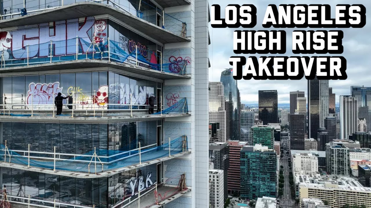 Los Angeles high rise takeover - YouTube