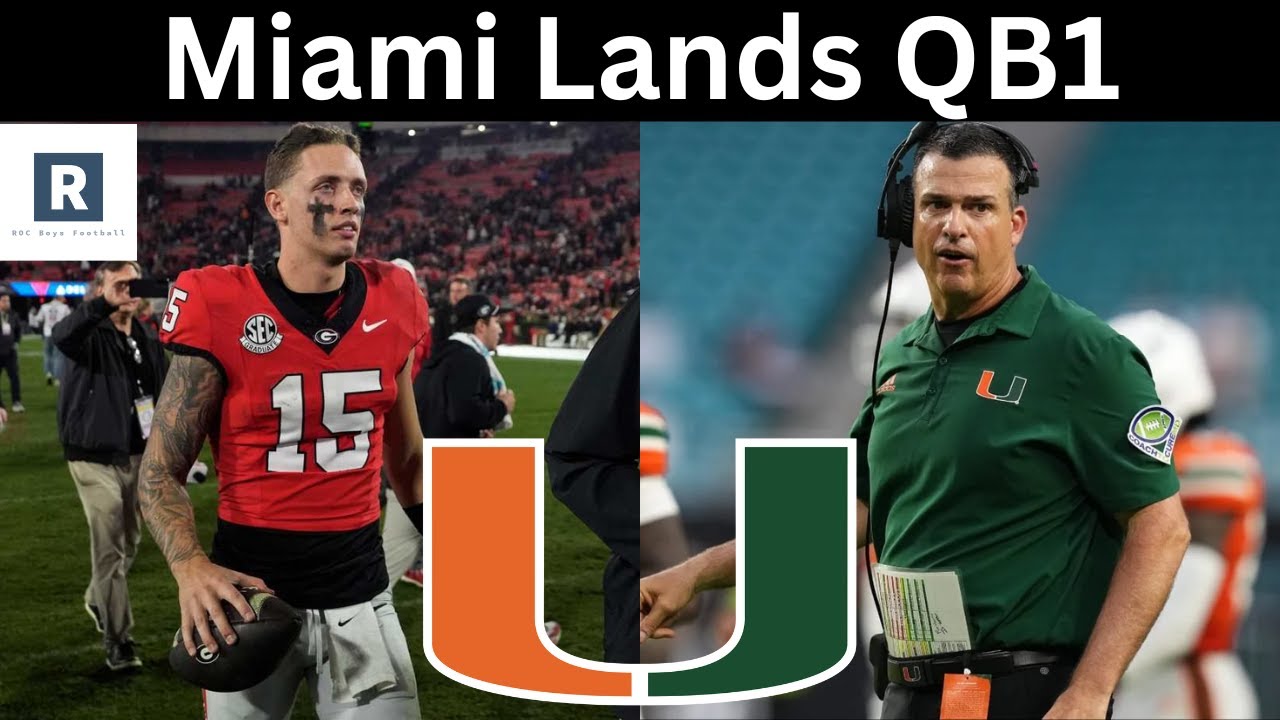 Carson Beck Commits To Miami | Miami Hurricanes Transfer Portal News ...