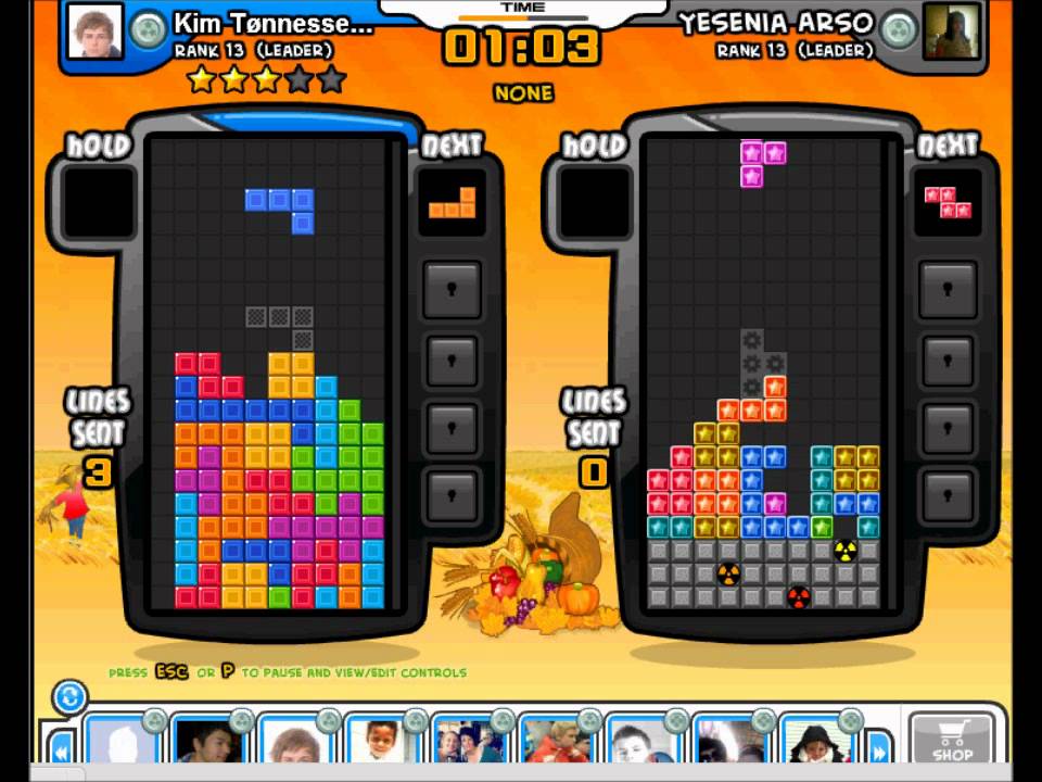 Tetris Battle | Facebook | Rank13 | Lines 28 | 1 KO - YouTube