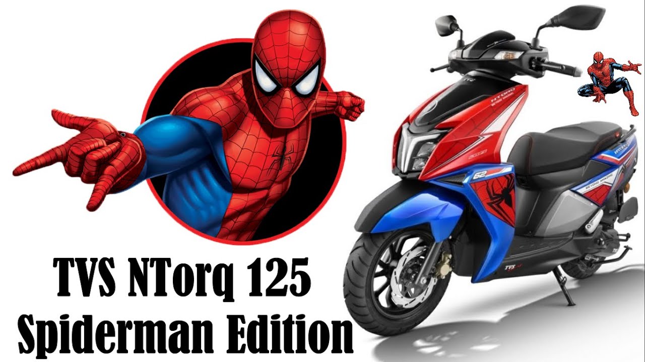 TVS Ntorq 125 x MARVEL Spiderman Edition | New Theme | Price | Mileage ...