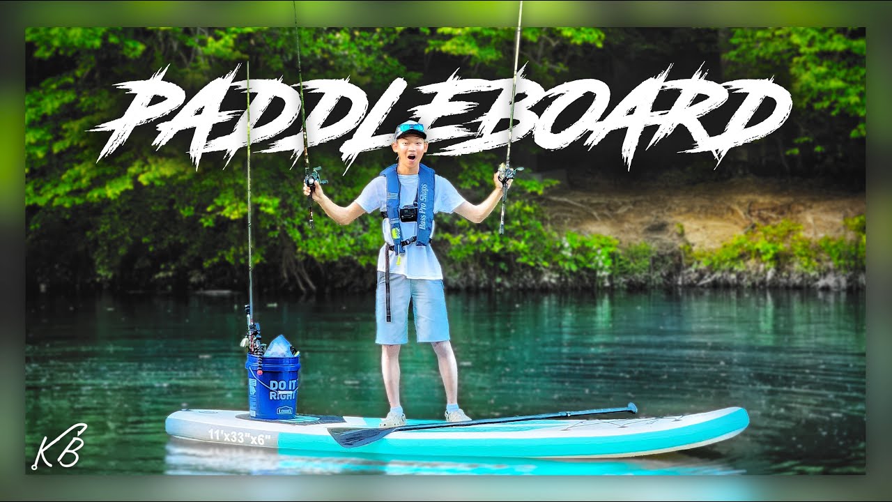 I Got An Inflatable Fishing Paddleboard! (FROG FRENZY) - YouTube