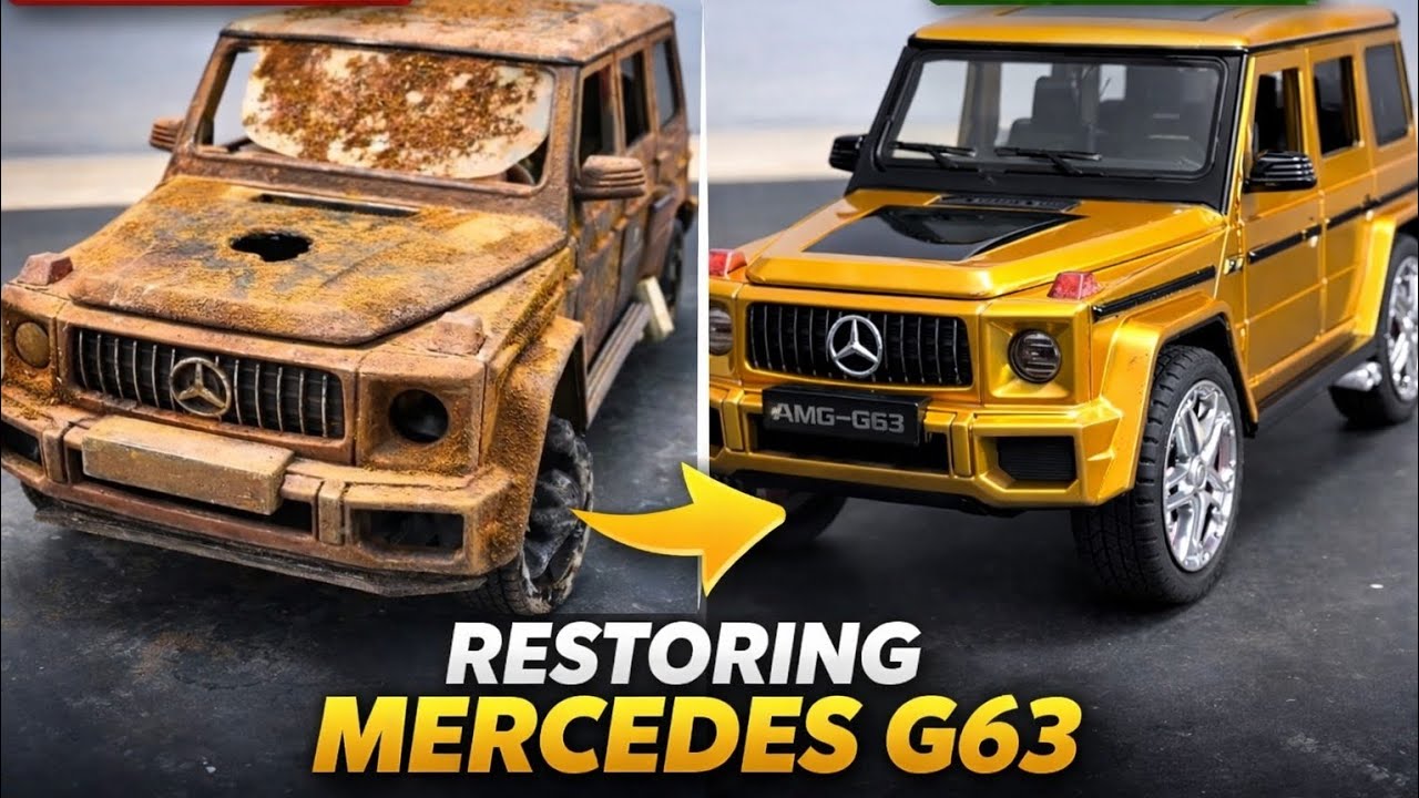 Mercedes Benz G63 Restoration | Rusted Car To Brand New G Wagon - YouTube