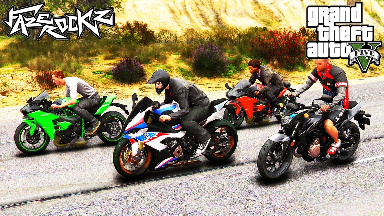 Insane LA Motorcycle Street Racing With 4 Circuit Races (GTA 5) - YouTube