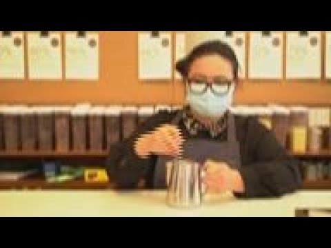 Luxury hot chocolate with high grade ingredients creating a stir - YouTube