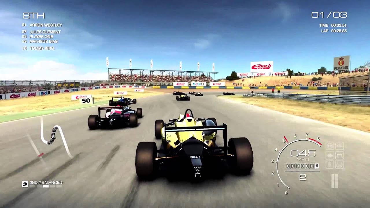 GRID Autosport Open Wheel Del Jarama Gameplay - YouTube