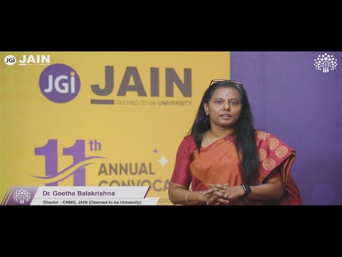 Dr. Geetha Balakrishna, Director - CNMS, JAIN (Deemed-to-be University ...