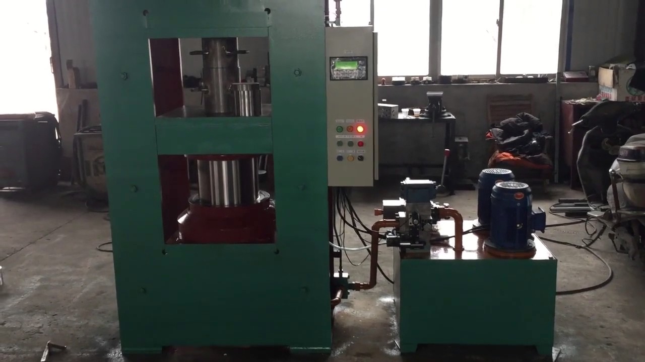 PTFE Hydraulic Press Automatic Moulding Machine - YouTube