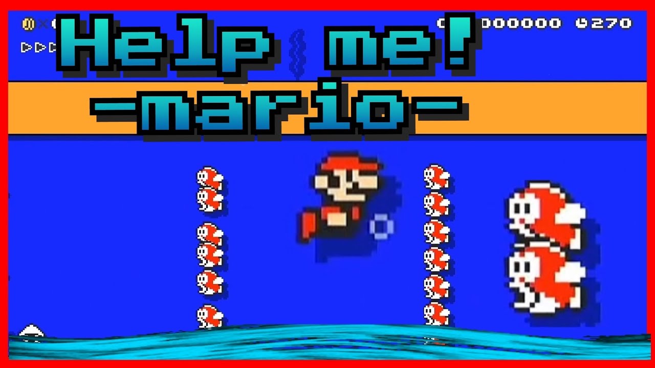 Weird Mario game play with custom courses | Super Mario Maker 2 - YouTube