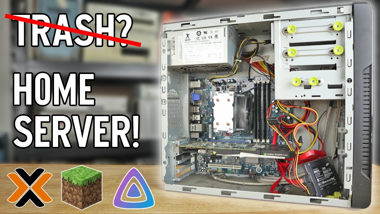 This PC Was In The TRASH - Now It's A SERVER - YouTube
