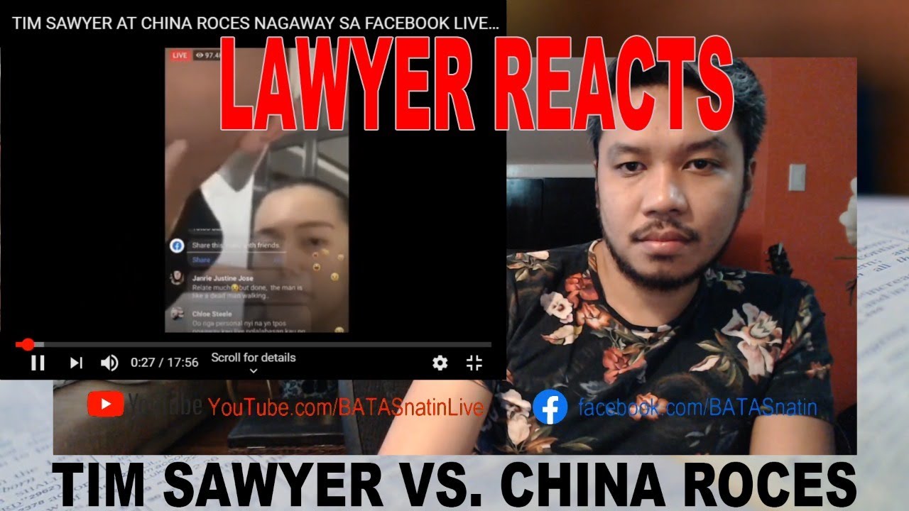 LAWYER REACTS | TIM SAWYER VS. CHINA ROCES - YouTube