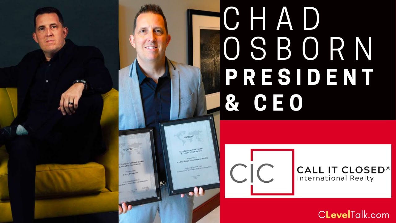 Interview of Chad Osborne- CEO and President of Call It Closed ...