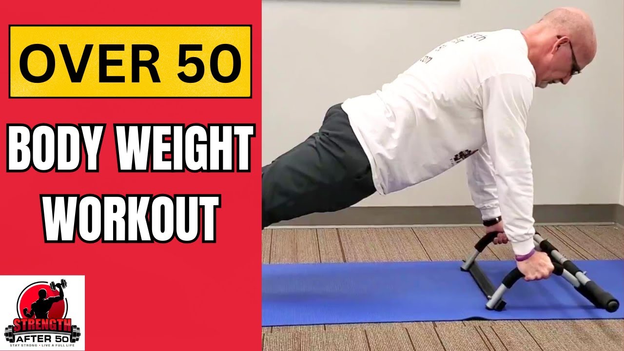 15 Minute Over 50 Body Weight Workout - YouTube