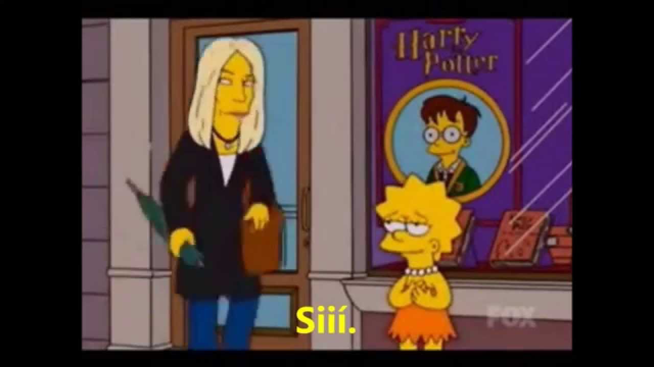 JK Rowling en los Simpsons (subtitulado) - YouTube