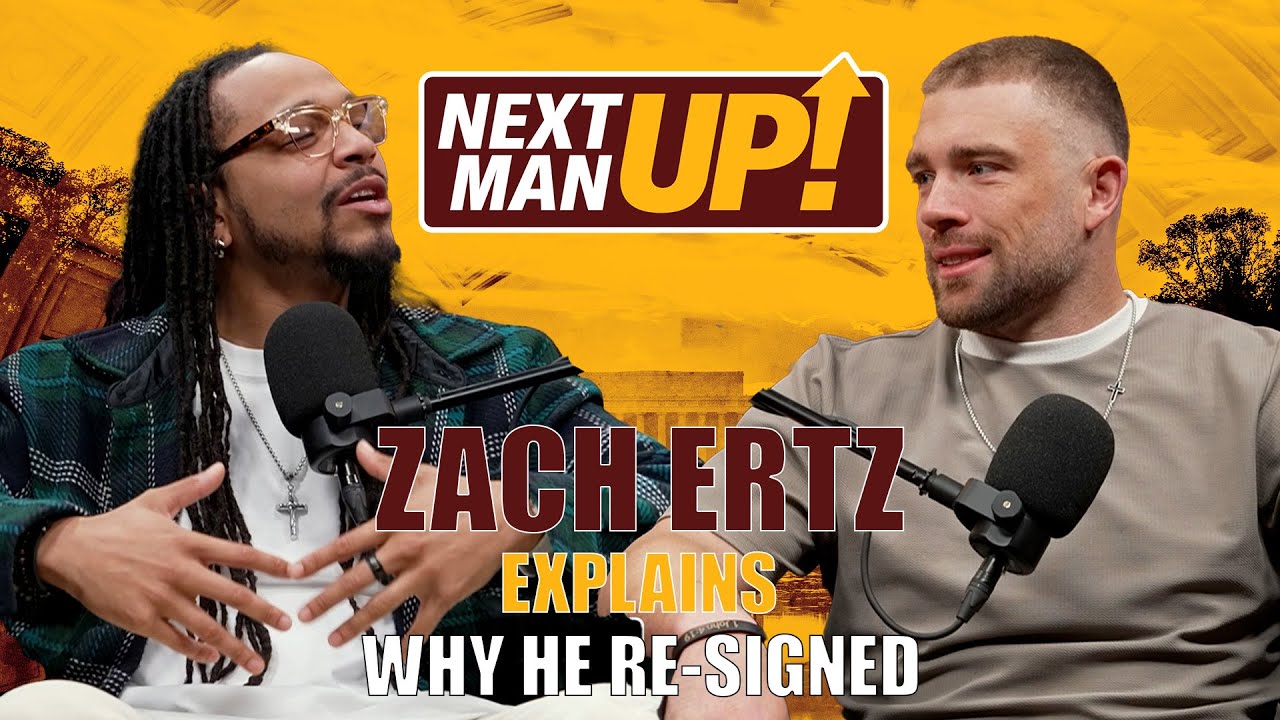 Zach Ertz Gets Real About Why He Signed With the Commanders | Next Man ...