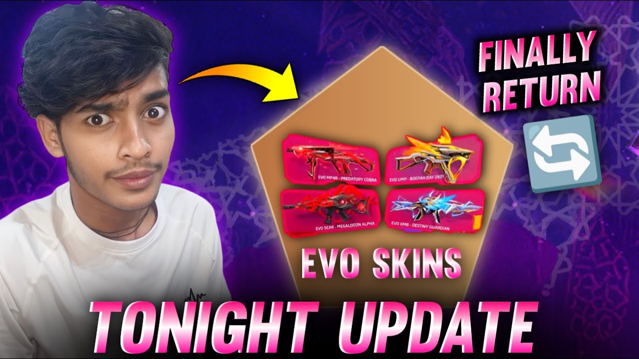TONIGHT UPDATE + FINALLY EVO SKINS RETURN 🔁 - YouTube