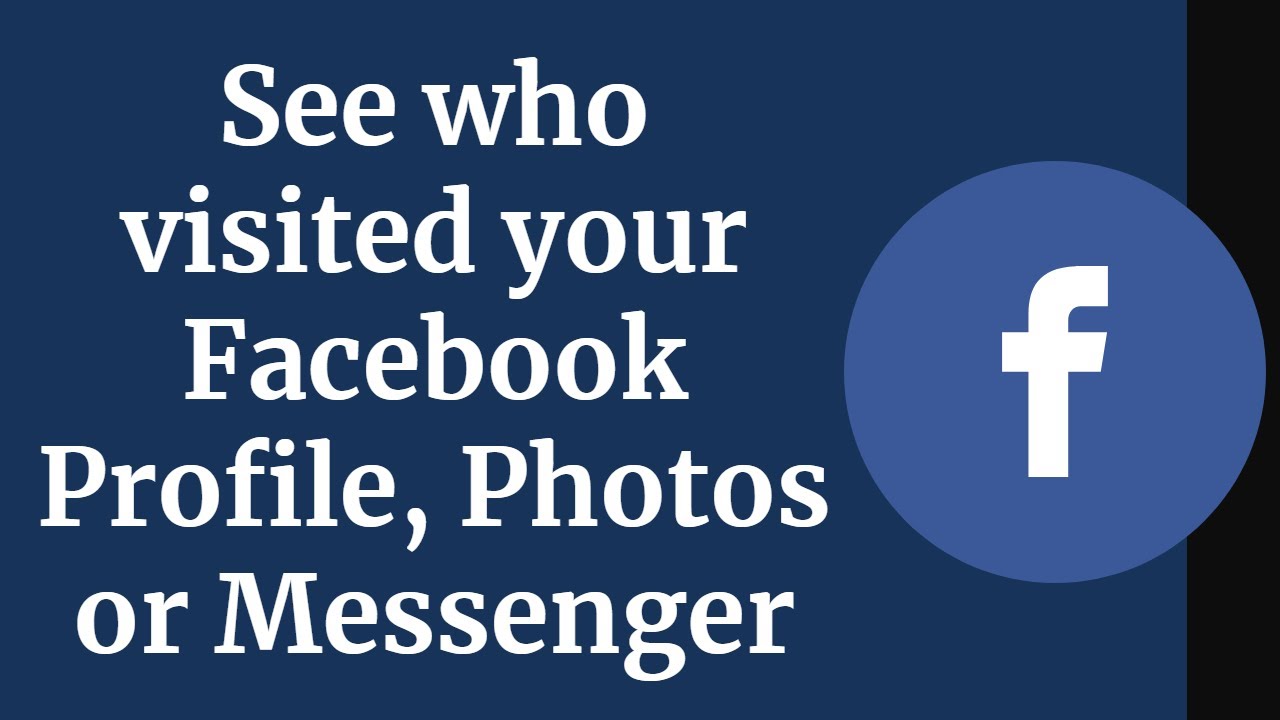 how to See who views or visited your Facebook profile, photos or ...