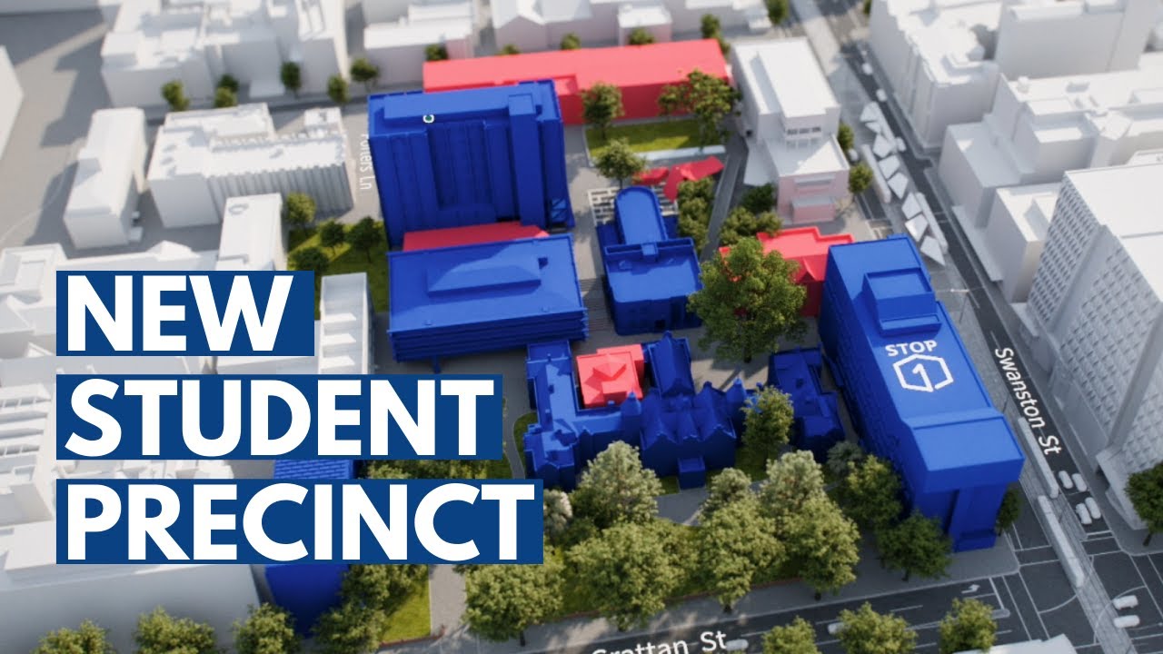 New Student Precinct at the University of Melbourne - YouTube