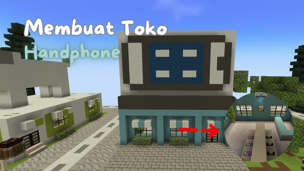 Membuat toko handphone (hp) 📱 | Minecraft - YouTube