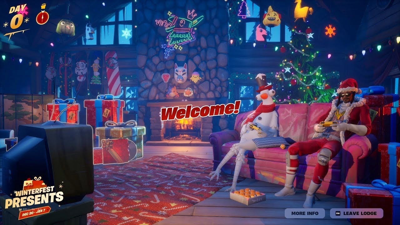 Fortnite Winterfest 2024 has Arrived! (FREE PRESENTS) - YouTube