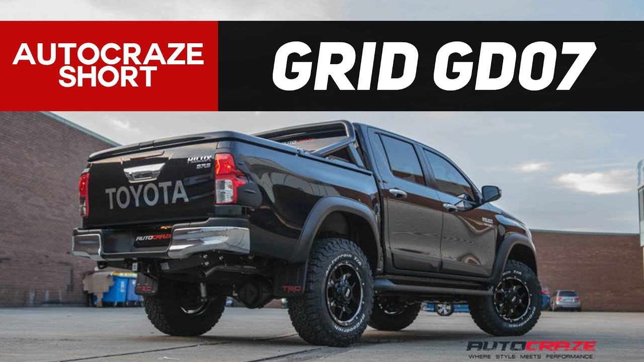 TOYOTA TRD HILUX // Grid GD07 Wheels & Tyres | AutoCraze 2017 - YouTube