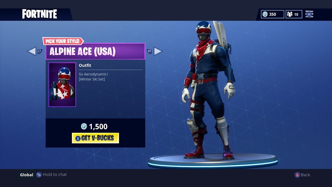 (Stream) EPIC NEW ALPINE ACE SKIN IN FORTNITE!!!!! - YouTube