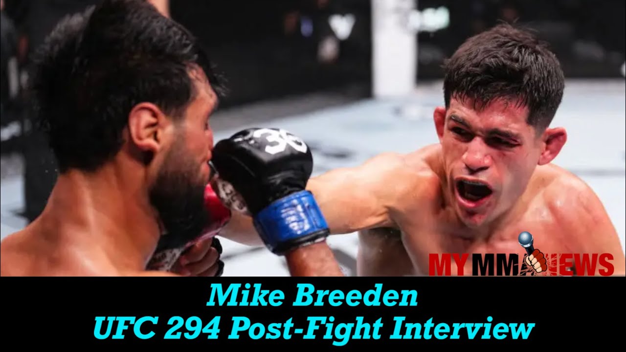 Mike Breeden discusses his first career UFC win at UFC 294 - MyMMANews ...