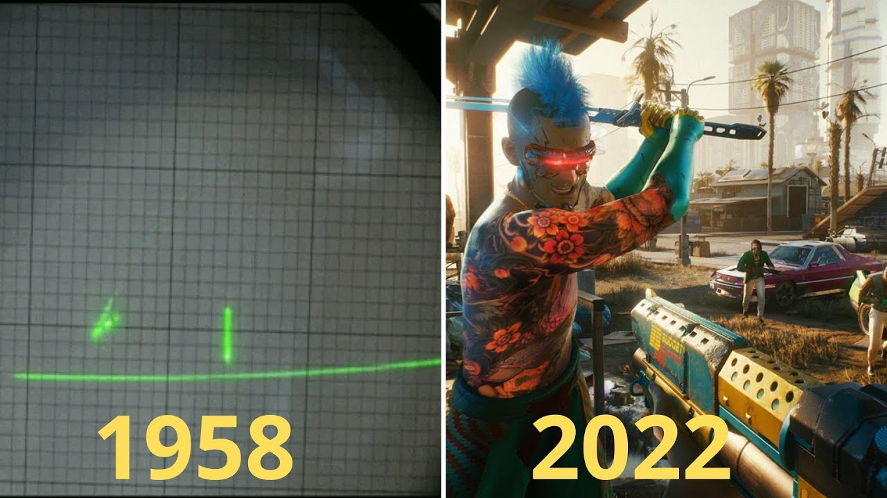 Evolution of Video Game Graphics 1958-2022 - YouTube