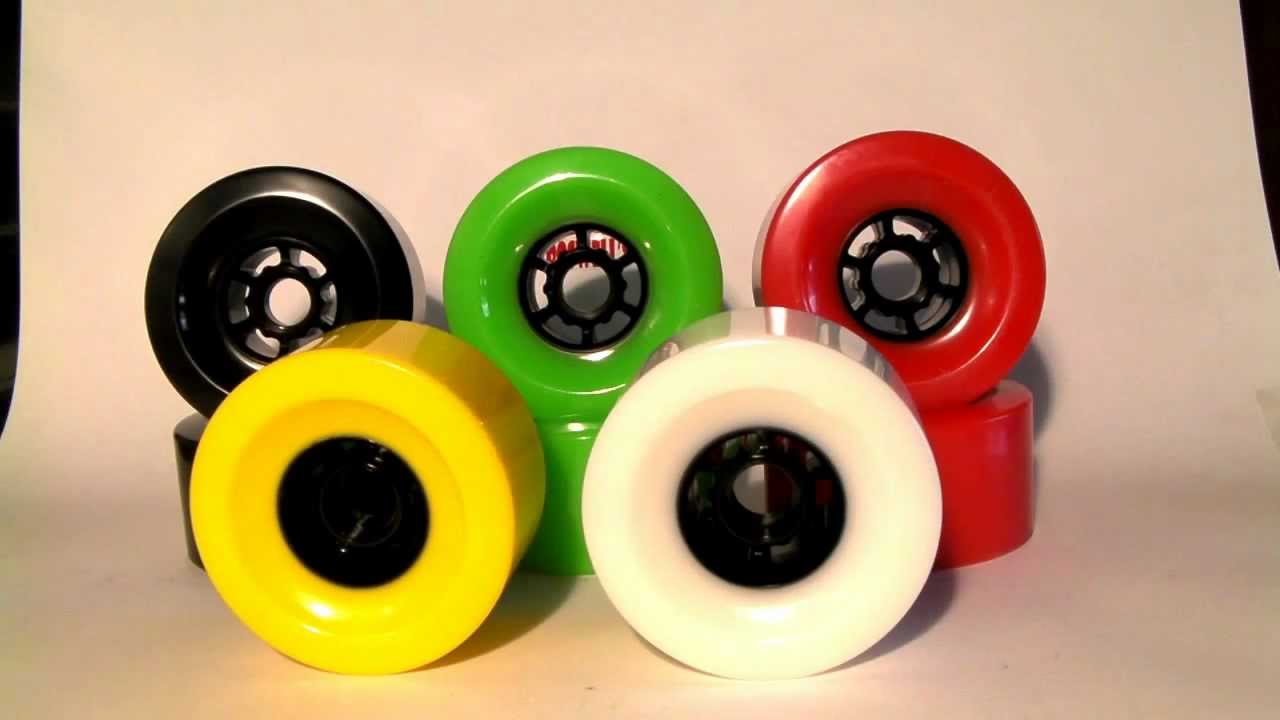 Roswell's 97mm Big Longboard Wheels - YouTube