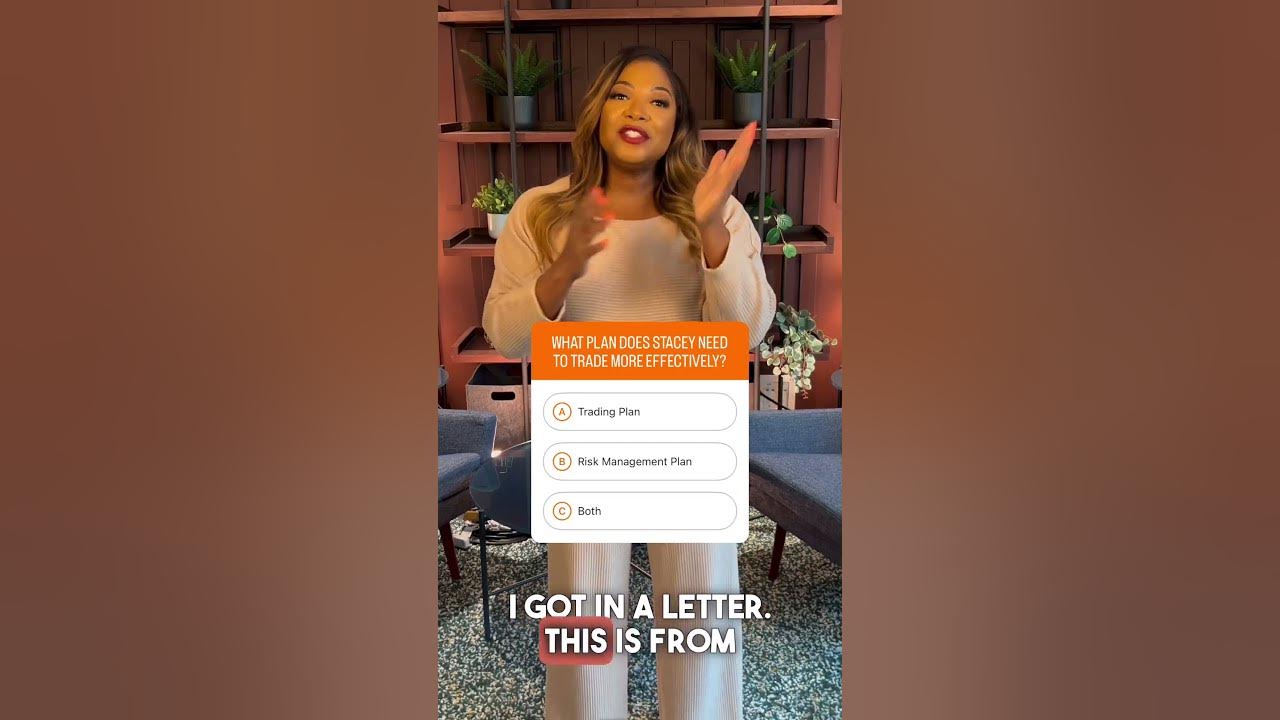 What plan does Stacey need to trade more effectively? Comment below 👇🏾 ... What plan does Stacey need to trade more effectively? Comment below 👇🏾 ...