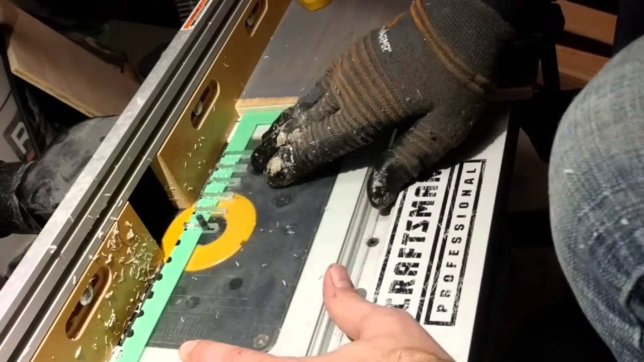 Cutting weir teeth in acrylic on a router - YouTube