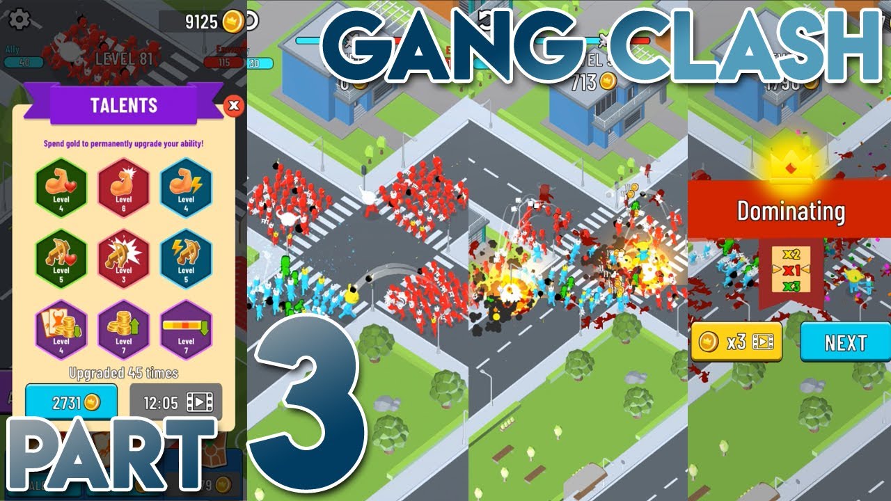 Gang Clash Level 71 to 100 - Gameplay Walkthrough Part 3 - YouTube