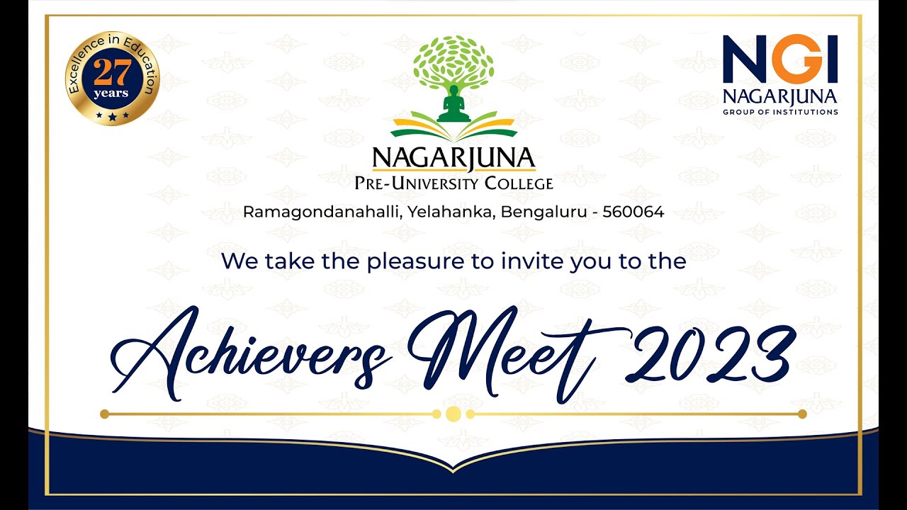 NPUC ACHIEVERS MEET 2023 - YouTube