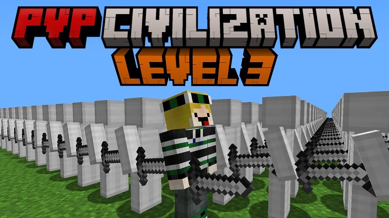 Minecraft but it's the PVP CIVILIZATION: Part 2 | Evbo - YouTube