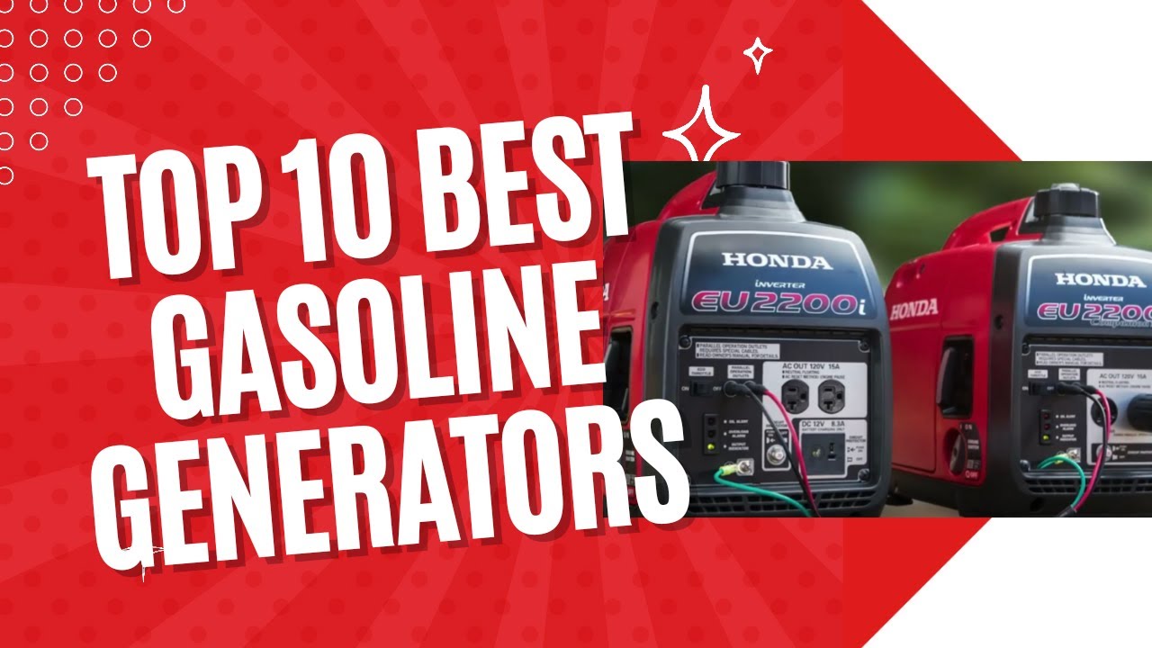 Top 10 best gasoline generators - YouTube