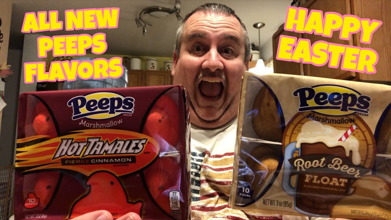 Hot Tamales Peeps Review & Root Beer Float Peeps Review | Happy Easter ...