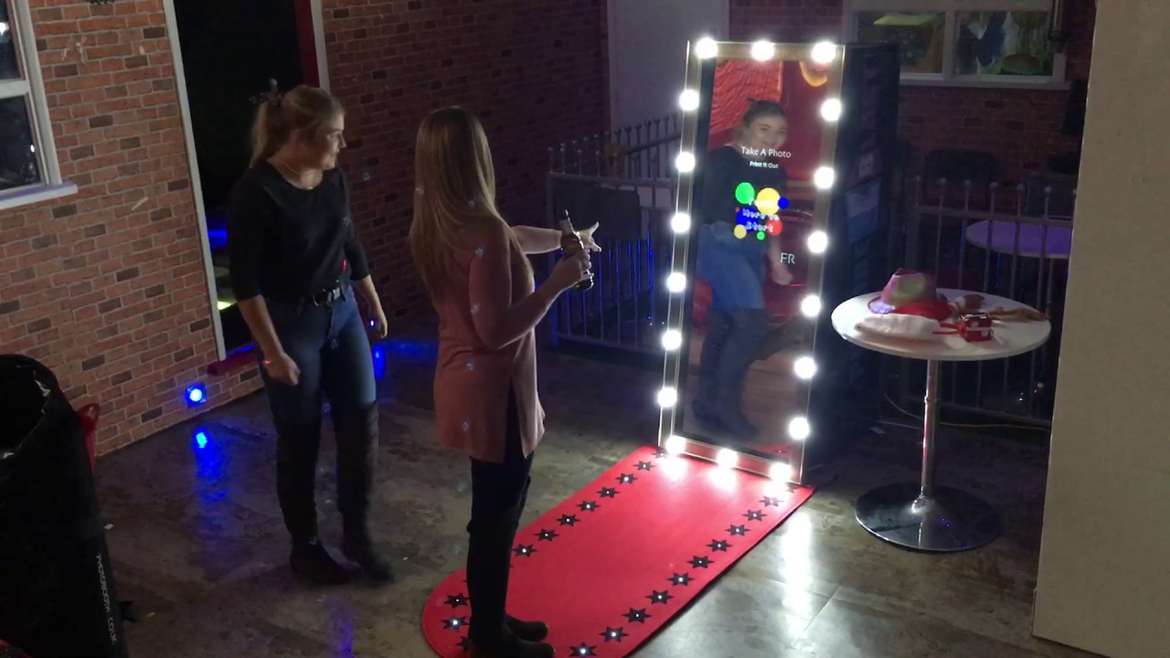 Mirror Photo Booth in Action - YouTube