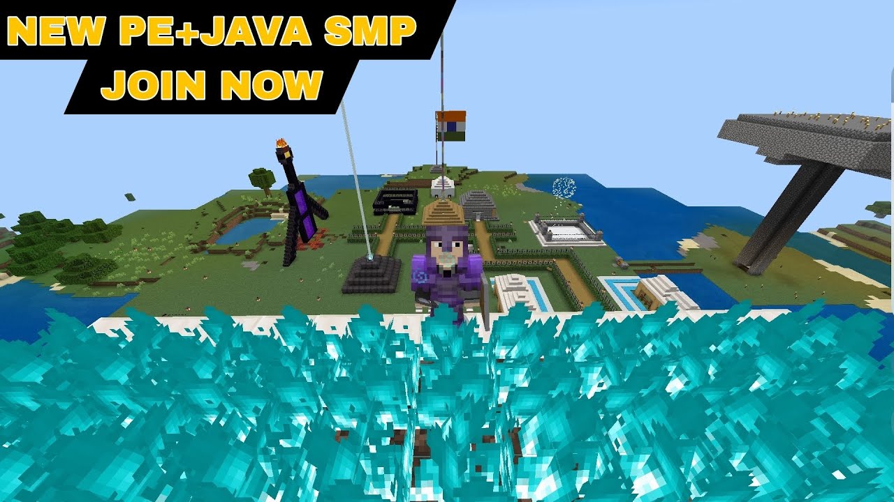 JOIN MY NEW SMP PE + JAVA IP PORT IN PIN COMMENT || AKKI GAMERZ - YouTube