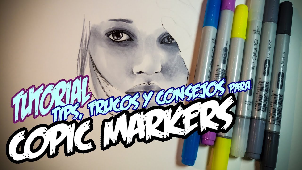 Tips y Trucos para Usar COPIC Markers | TUTORIAL - YouTube