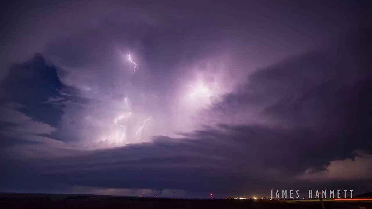 Hill City Kansas Supercell time lapse 4K UHD September 3, 2016 - YouTube