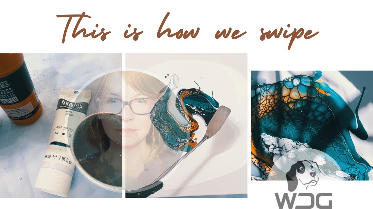 Mastering the Acrylic Pour Swipe Method 117 #fluidart #acrylicpour # ...