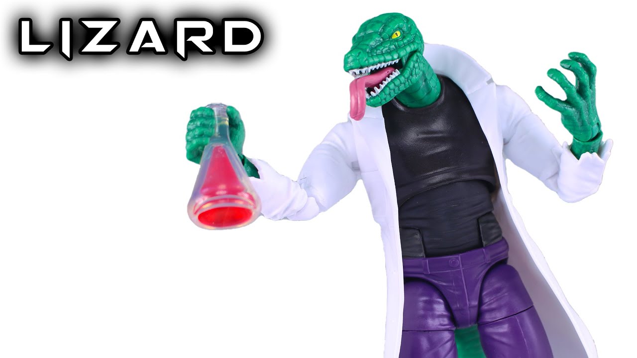 Marvel Legends LIZARD Retro Carded Spider-Man Action Figure Review ...