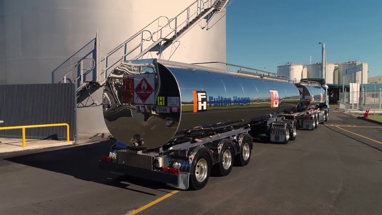 Fulton Hogan Bay of Plenty - New Bitumen Tanker - YouTube