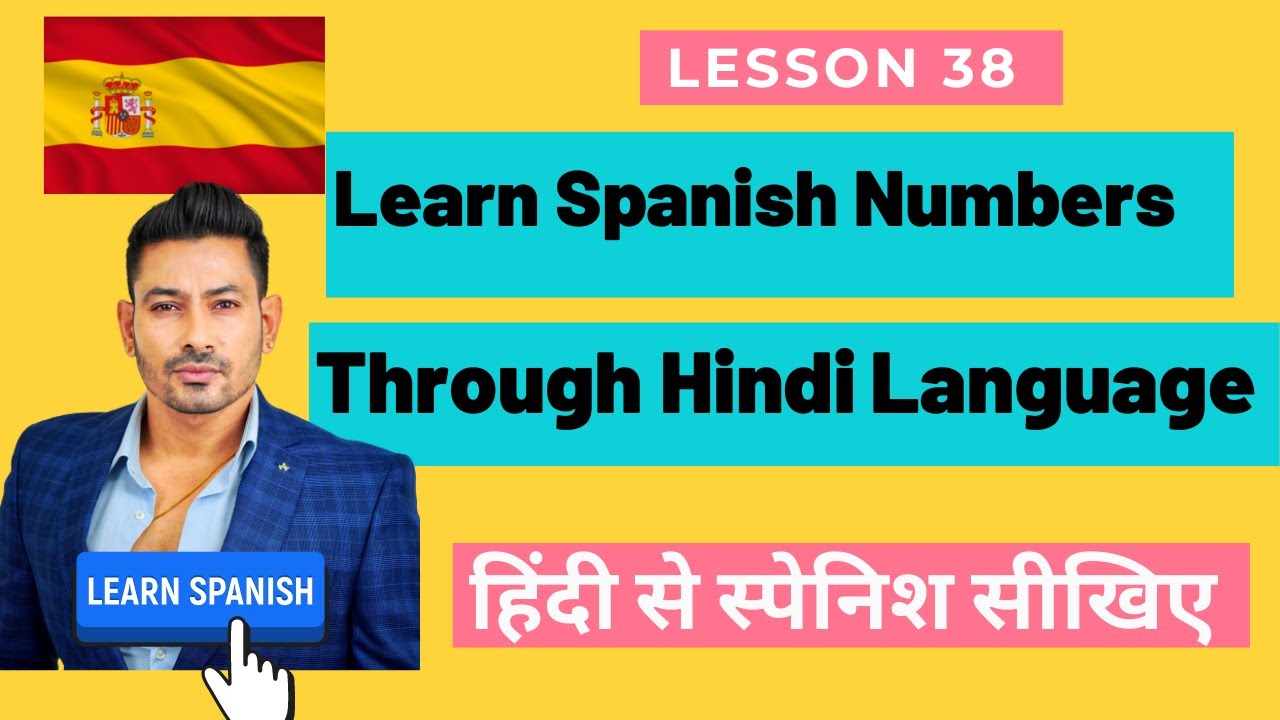 Learn Spanish Numbers Through Hindi Language Learn Spanish Numbers L Learn Spanish Numbers Through Hindi Language Learn Spanish Numbers L