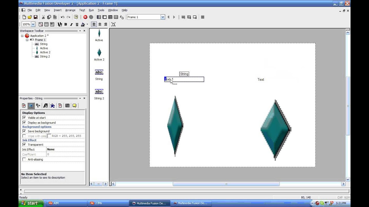 MMF2 Video Tutorial 34 - Strings - YouTube