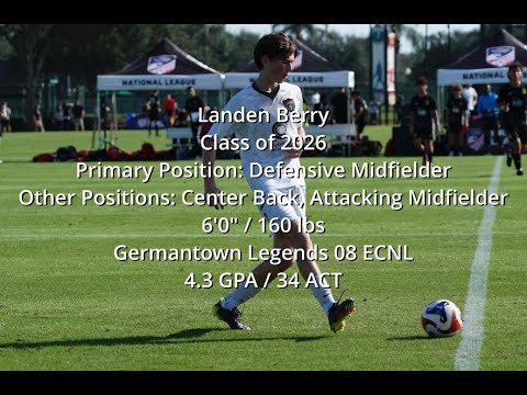 Landen Berry 2023/24 Club Highlights - YouTube
