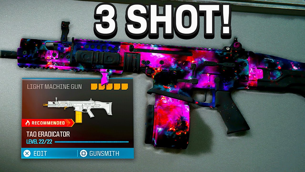 *MUST USE* NEW DLC GUN is like CHEATING in MW3 after UPDATE! (Best "TAQ ...