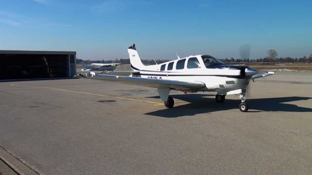Beechcraft Bonanza G36 - Very close 1080 Full HD - YouTube