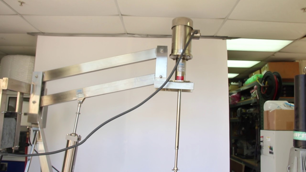 AdMix Rotosolver Explosive Proof Stainless Mixer 105RS70SS w Pneumatic ...